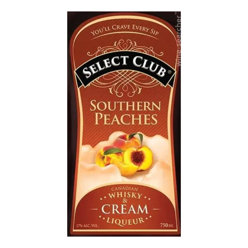 Select Club Southern Peaches Cream Liqueur 750ml — AtoZBev